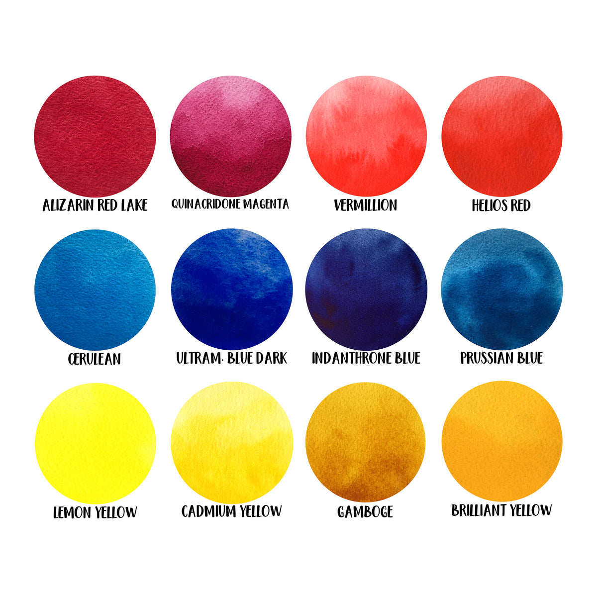 Split Primary Colors Set - 12 Colors – poemsaboutyou