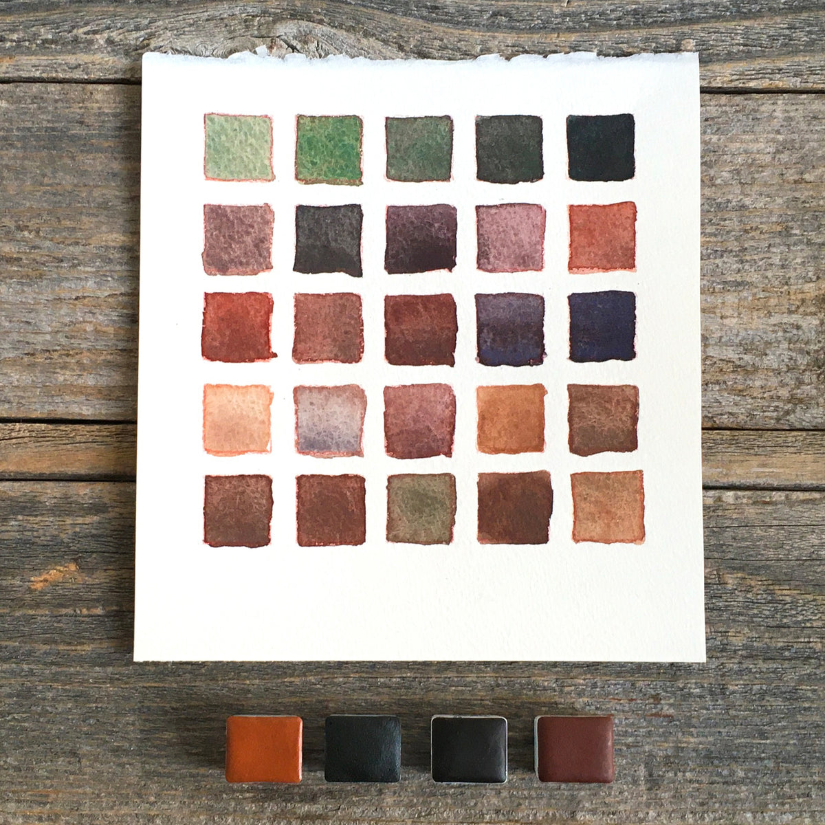 Illustration Set - 4 Colors - Inktober Color Harmony Set - 30 ...